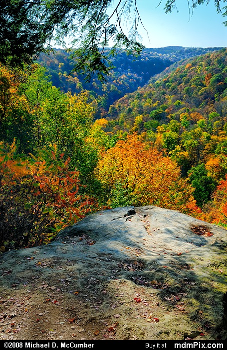 Cleland Rock Overlook Picture 032 - October 20, 2008 from McConnells ...