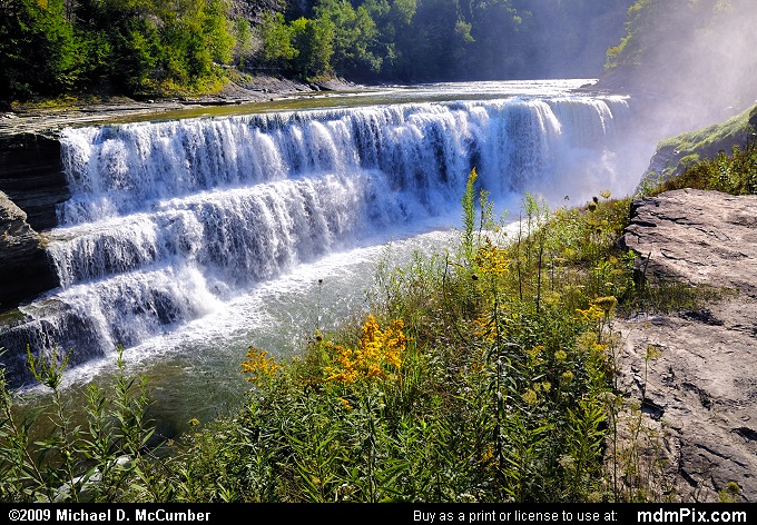 Lower Falls of Genesee River Picture 039 - September 1, 2009 from ...