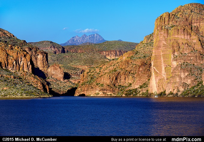 Four Peaks Mountain Picture 013 - February 15, 2015 from Apache ...