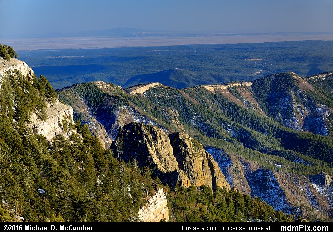 Sandia Crest Picture 005 - March 16, 2016 from Cedar Crest, New Mexico ...